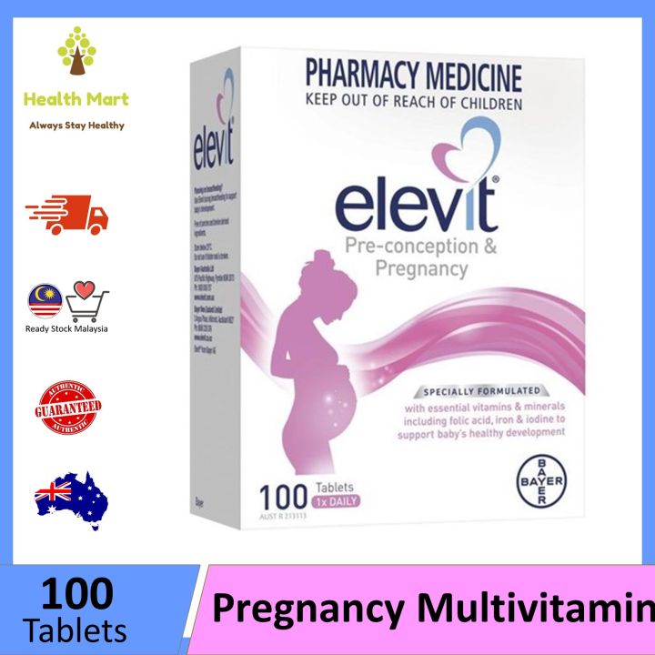Elevit Pregnancy Multivitamin (100 Tablets) | Lazada
