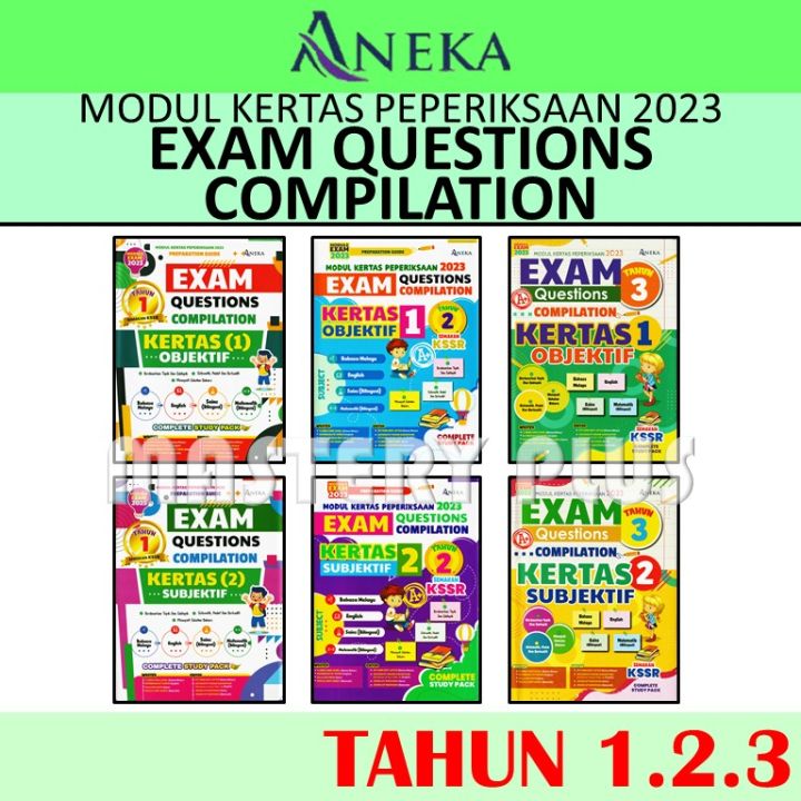 MODUL KERTAS PEPERIKSAAN 2023 EXAM QUESTIONS COMPILATION SUBJECK 4 IN 1 ...