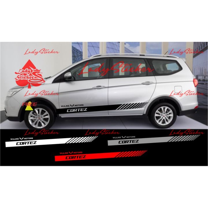 TERBARU sticker stiker mobil wuling cortez cutting sticker mobil wuling ...