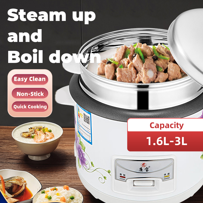 ☆COD☆1.5-3L rice cooker multi function electric cooker with steamer non ...