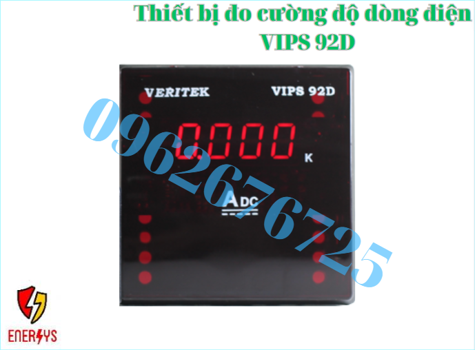 Đồng hồ đo dòng một chiều VIPS 92D | Lazada.vn