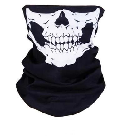 Motorcycle Half Face Mask Cycling motor scarf motors Riding Masks Skull ...