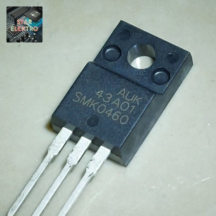 SMK0460 To-220f AUK SMK 0460 SMK0460F N-Channel Mosfet 4A 600V FET ...