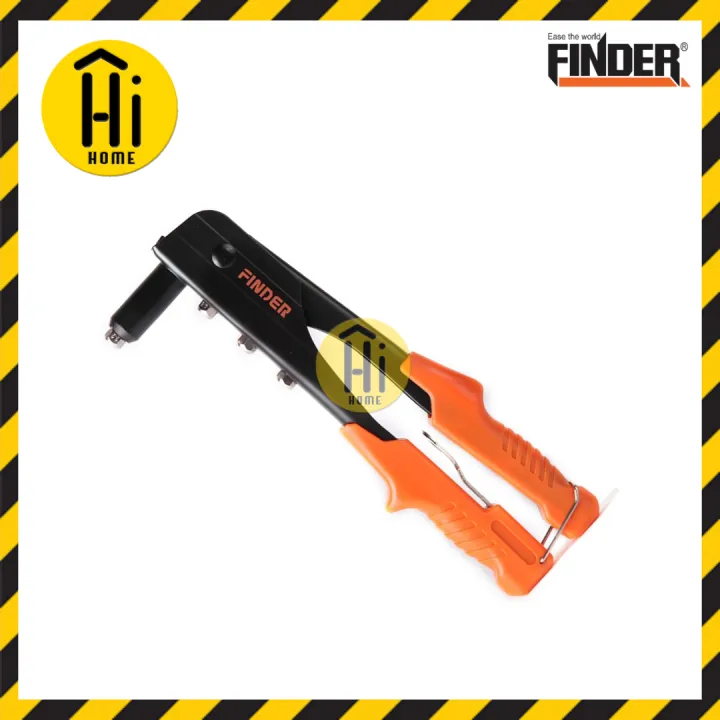 Finder Heavy Duty Hand Riveter Industrial 4 Boquillas Nozzles Manual ...