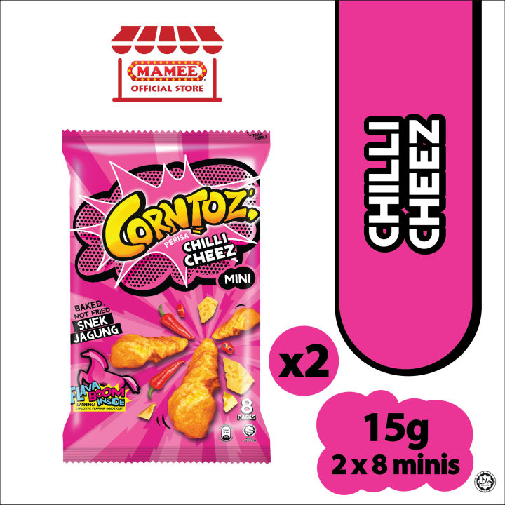 Corntoz Family Pack Chilli Cheez 8 x 15g (2 Packs) | Lazada