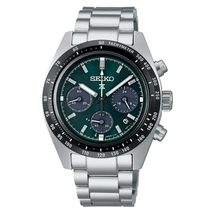 Seiko Prospex SSC933P1 Speedtimer Solar Chronograph Green Dial ...