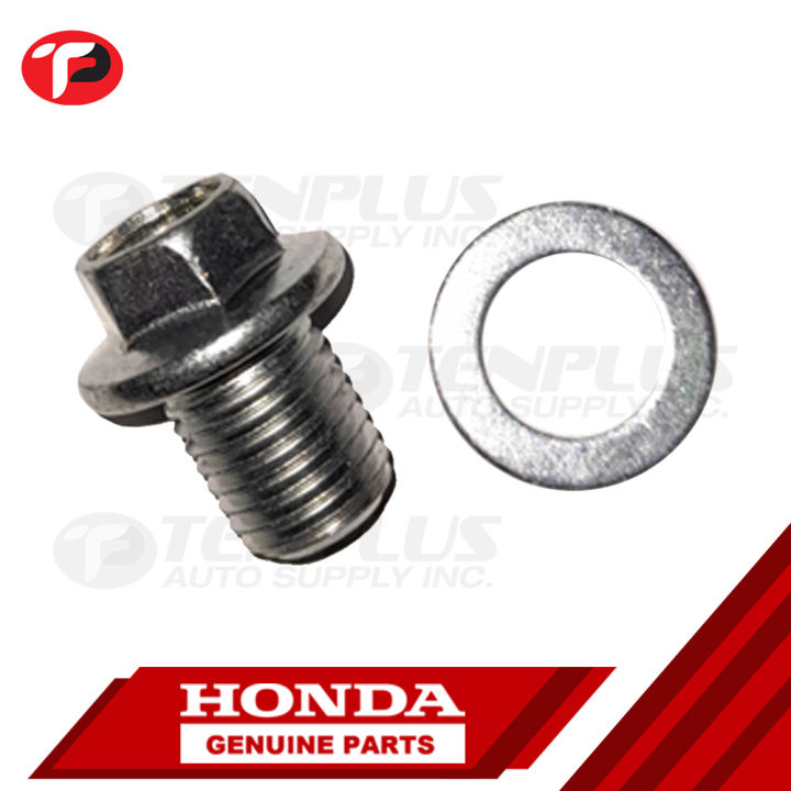 Honda Genuine Parts Drain Plug and Washer 12MM Click, Beat, PCX, ADV ...