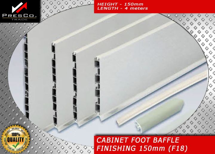 PVC BASEBOARD FOR KITCHEN CABINETS 100mm and 150mm (available in 2pcs ...