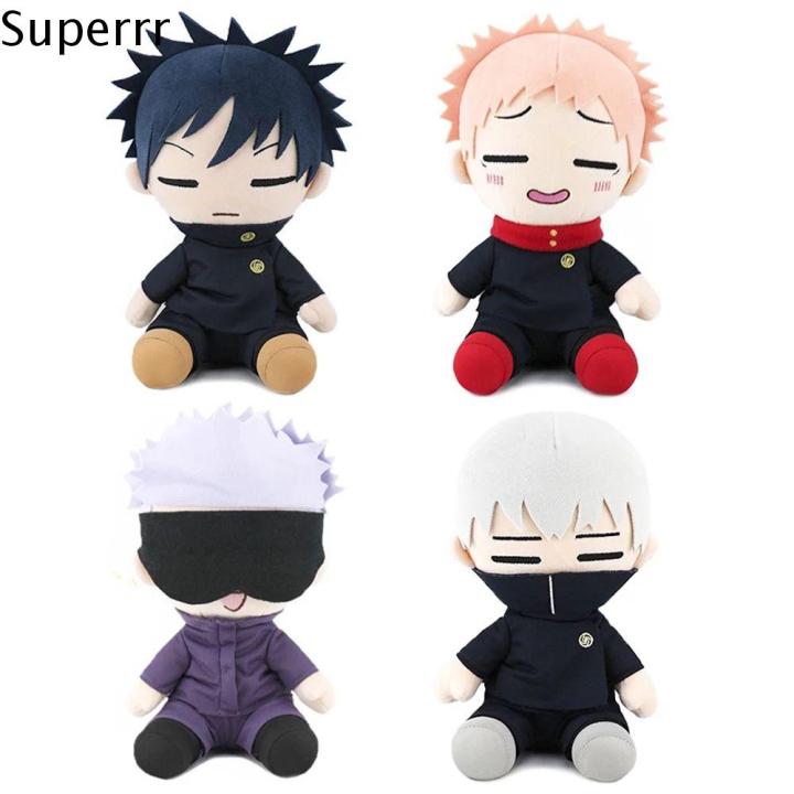 SUPERRR Gojo Satoru 23cm Plush Doll Anime Characters Kawaii Kids Toys ...