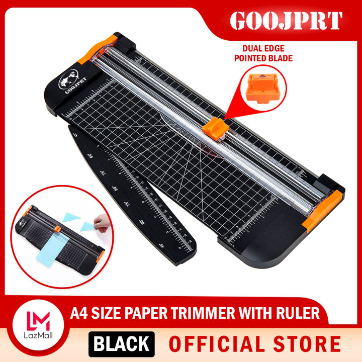 GOOJPRT GP-P4 A4 Portable Paper Cutter / Trimmer with Ruler ( Dual Edge ...