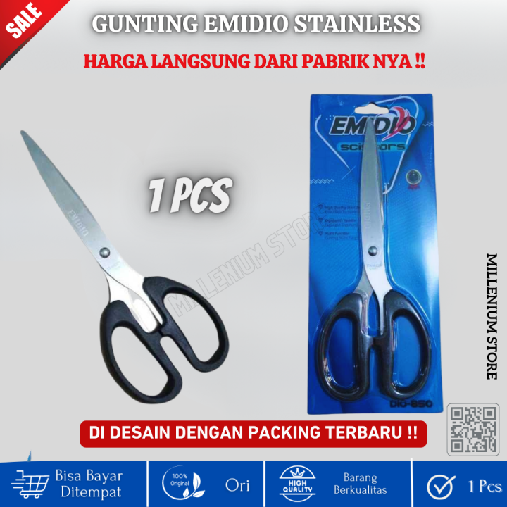 [1 PCS GUNTING BESAR MURAH] Gunting Emidio (850) Packingan Terbaru ...