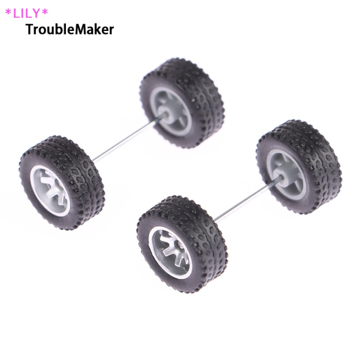 TroubleMaker Lily 1/64 Model of wheeled car with basic plastic rubber ...
