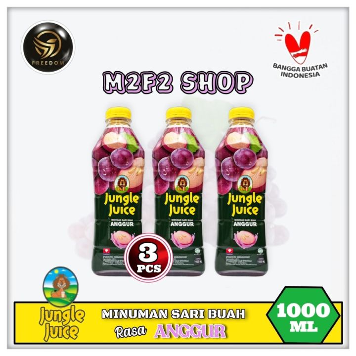 Diamond Jungle Juice Grape | Jus Anggur Botol Pet - 1000 ml | 1 Liter ...