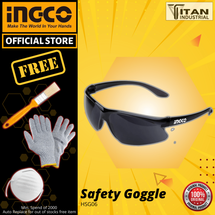 INGCO Safety Goggle • Tm ss | Lazada PH