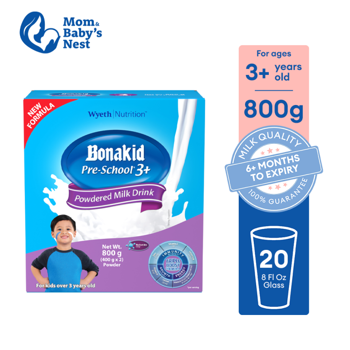 Wyeth® BONAKID PRE-SCHOOL® 3+ Stage 4 Powdered Milk Drink for Children ...