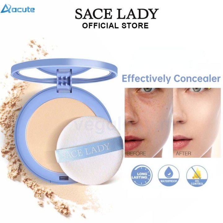 Sace Lady Face Powder Effectively Concealer Powder Air Cushion ...