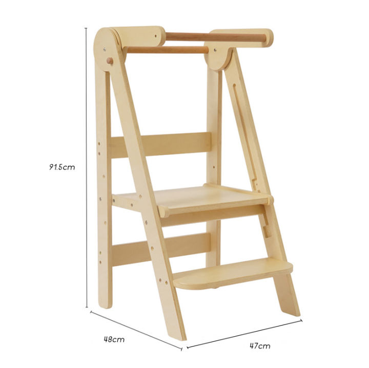 Montessori Foldable Space Saving Learning Tower | Lazada Singapore