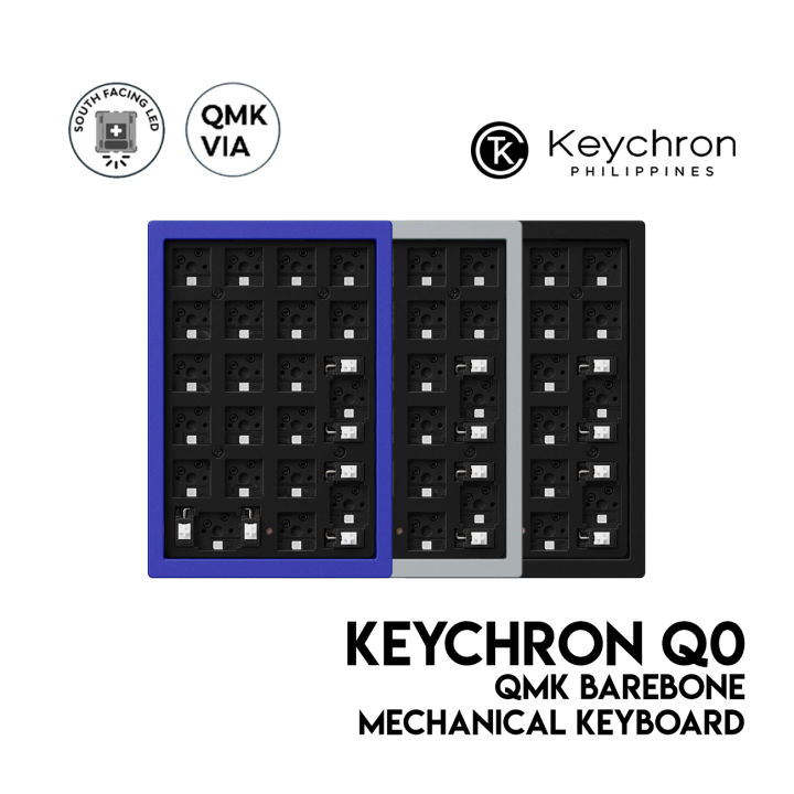Keychron Q0 QMK Barebone Mechanical Keyboard, Number Pad, Wired, RGB ...