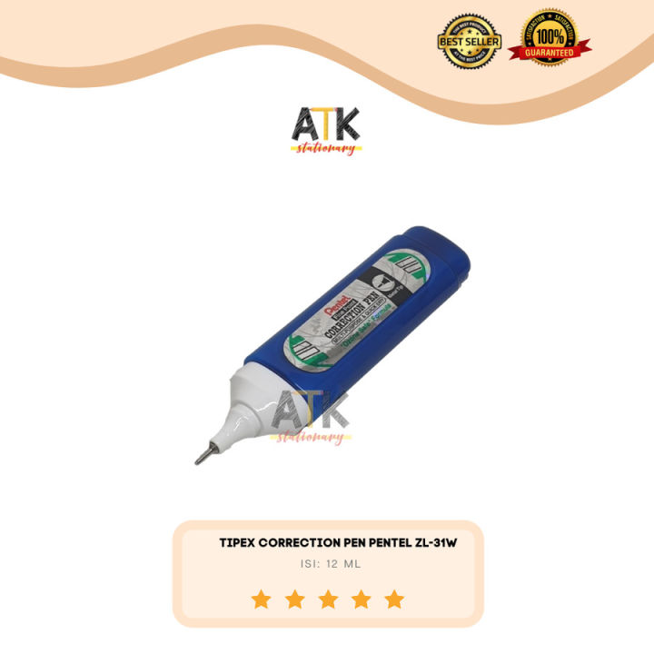 Tipex Pentel Correction Pen 12 ml atk | Lazada Indonesia