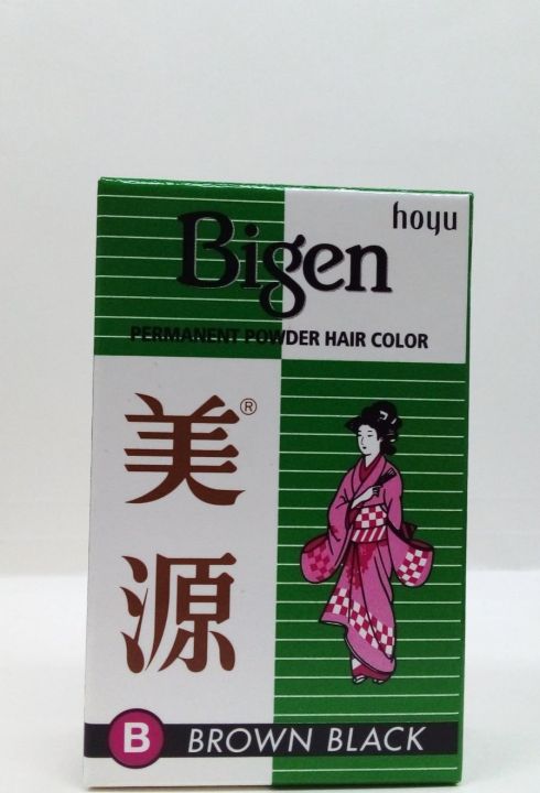 BIGEN PERMANENT POWDER HAIR COLOR BROWN BLACK | Lazada PH