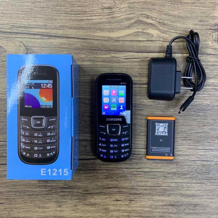 Samsung E1215 Cellphone Dual Sim 1.8" Screen Basic Phone Keypad Phone ...