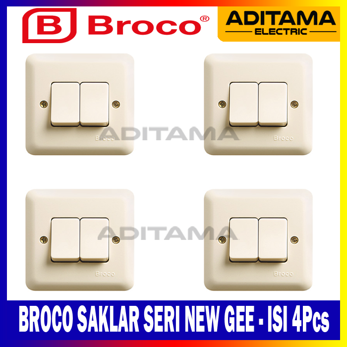PAKET ISI 4 BROCO SAKLAR SERI NEW GEE INBOW | Lazada Indonesia