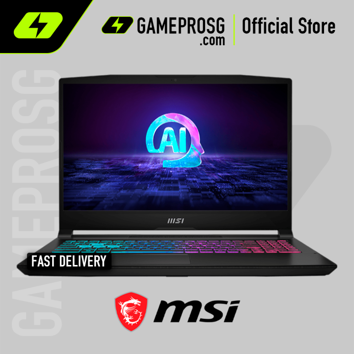 MSI Katana A15 AI Gaming Laptop — RTX 4050 - AMD Ryzen 7 8845HS ...