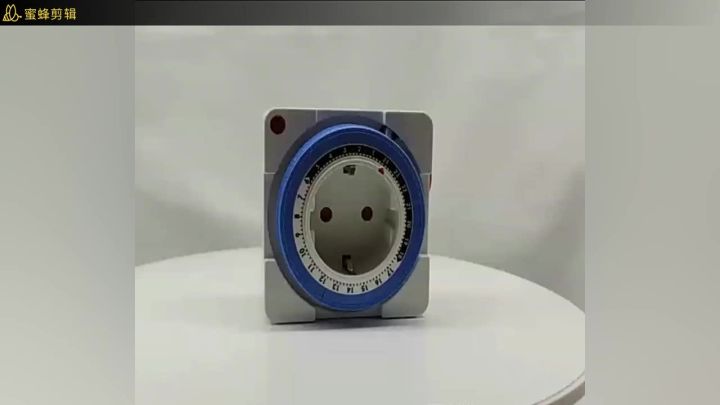 EU 24ชั่วโมง Timer Switch Timer Plug In Mechanical Grounded Programmable Smart Countdown Loop ...