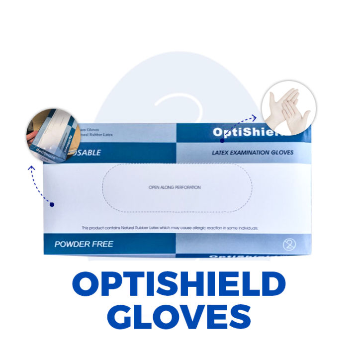 Optishield Latex gloves | Lazada PH