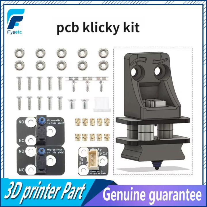 FYSETC PCB Klicky Kit 3D Printer Auto D2F-01/D2F-01L/D2HW-A201D Z Auto Leveling kits for Voron ...