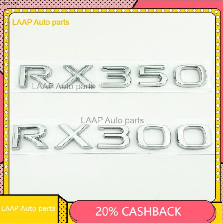 LAAP Lexus RX300 RX350 Alphabetic logo rear trunk logo stickers ...