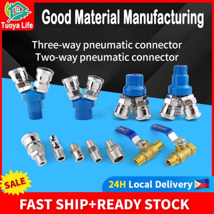 TUOYA LIFE Hair Compressor Manifold 2 Way Quick Connect Multi Hose ...