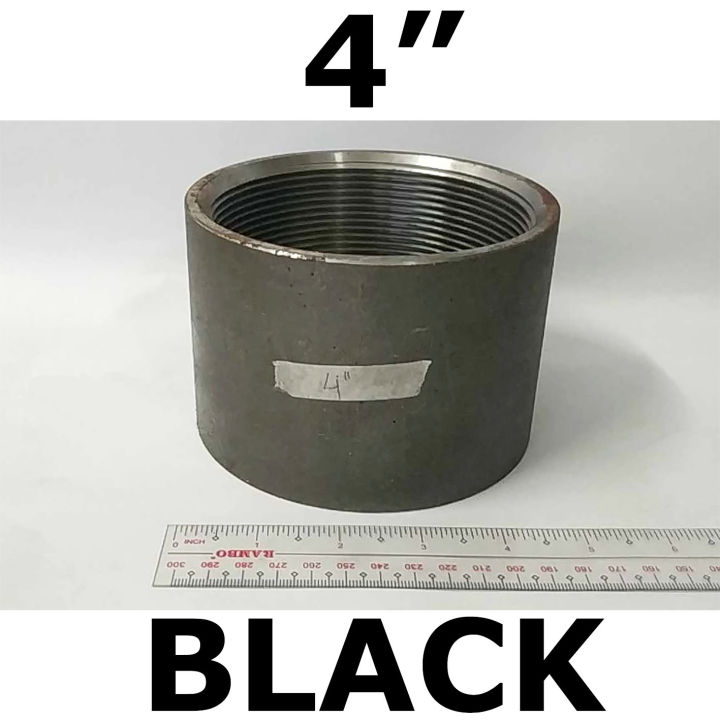 BI FRANCE COUPLING 4" SCH40 150# BLACK IRON ...