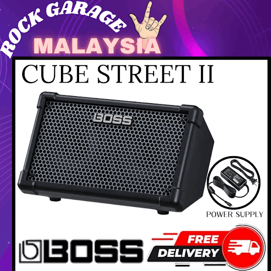 Boss CUBE Street 2 - 2x6.5" 10-watt Battery Powered Combo Amplifier ...