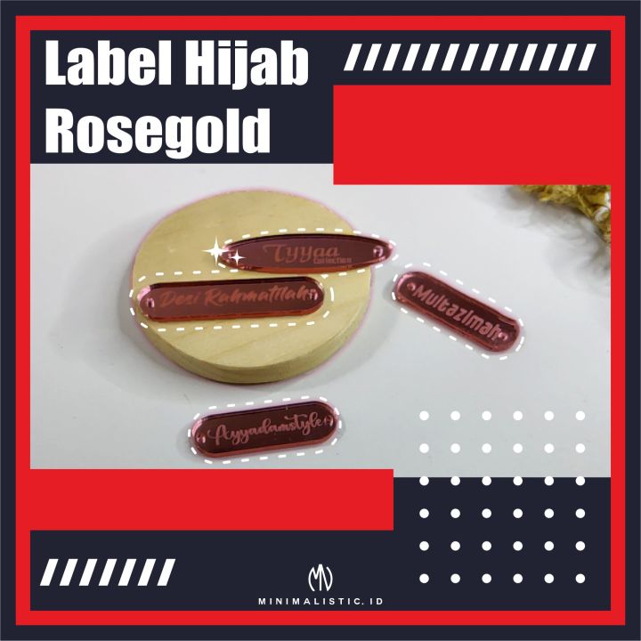 PAKET 100pcs Label Hijab ROSEGOLD Label Hijab Akrilik Label Akrilik ... PAKET 100pcs Label Hijab ROSEGOLD Label Hijab Akrilik Label Akrilik ...
