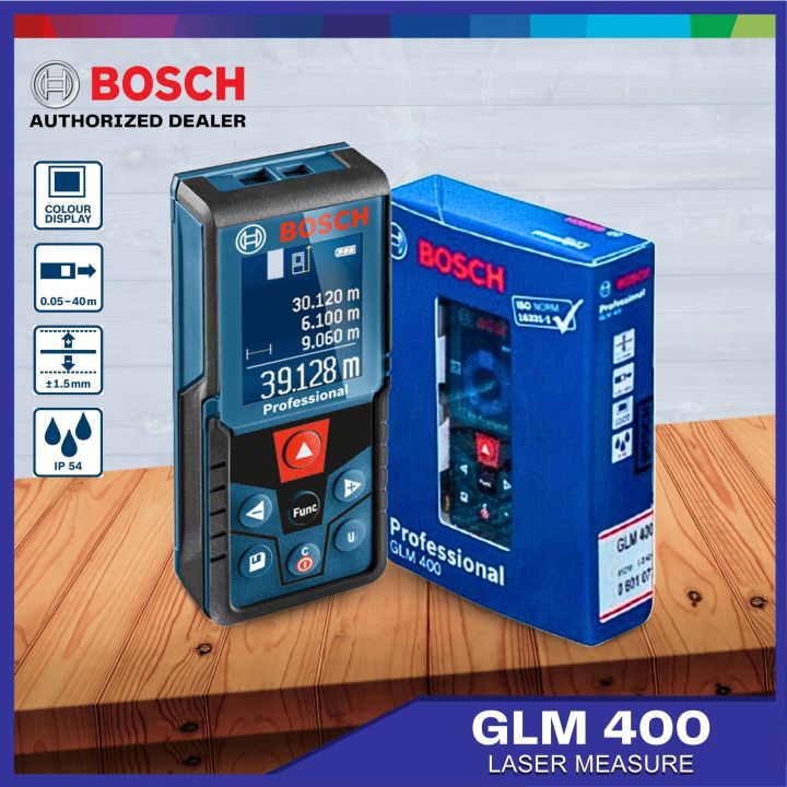 Bosch GLM 400 40 meters range, 2 x AAA Laser Measure Measuring Tool ...