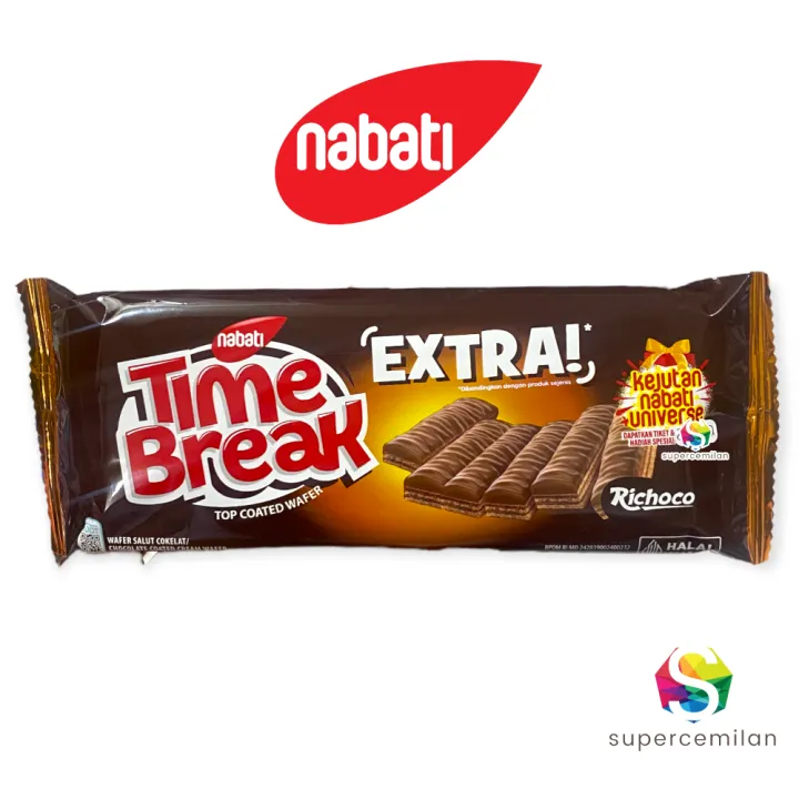 Nabati Time Break EXTRA Wafer Cokelat 36 Gram | Lazada Indonesia