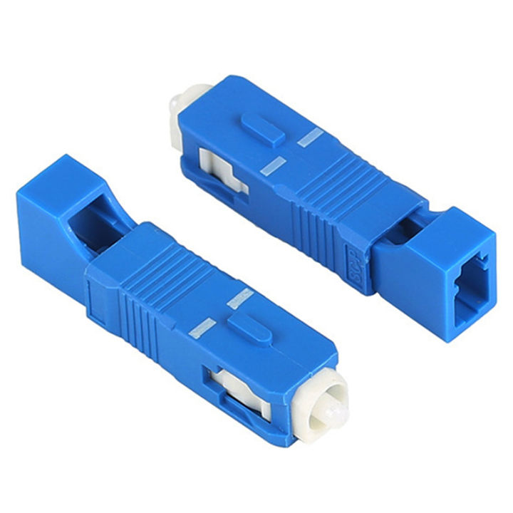SC Male to LC Female Single Mode Fiber Optic Hybrid Optical Adaptor ...