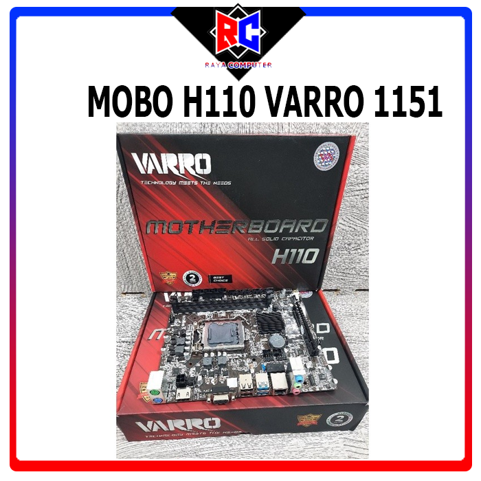 MAINBOARD H110 DDR4 NEW VARRO 1151 | Lazada Indonesia