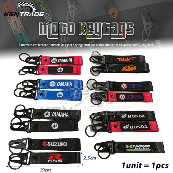 [All Brand] Motorcycle Durable Strap Key Ring Car Keyring Motocross ...