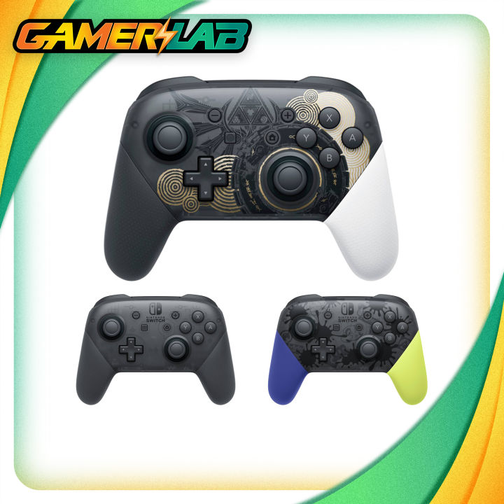 Nintendo Switch Pro Controller - Black / Splatoon 3 / Zelda Tears of ...