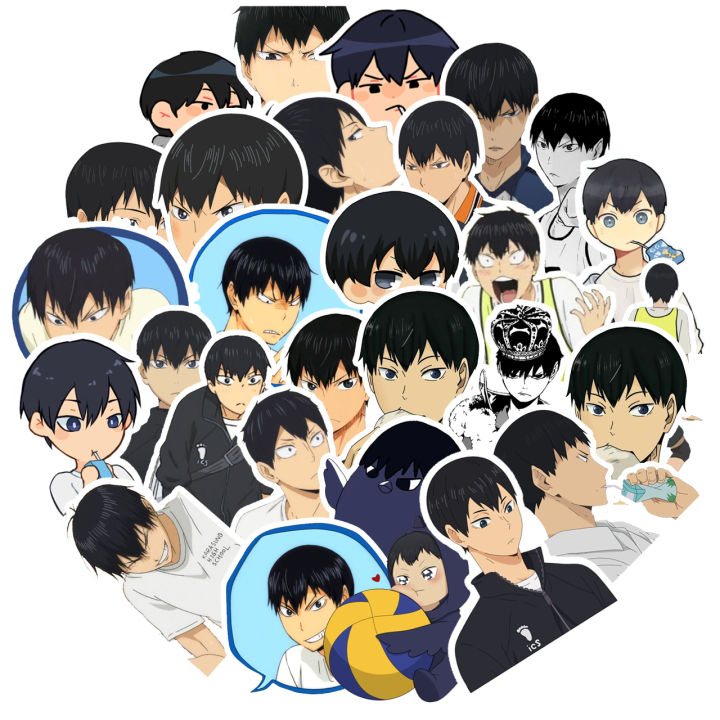 Haikyuu Tobio Kageyama Anime Sticker Pack (30pcs) | Lazada PH