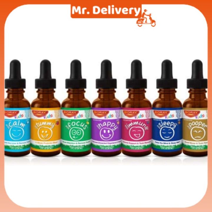 Mr Delivery | Bioray, Kids, NDF Tummy, 11-Strain Probiotic Blend Calm ...