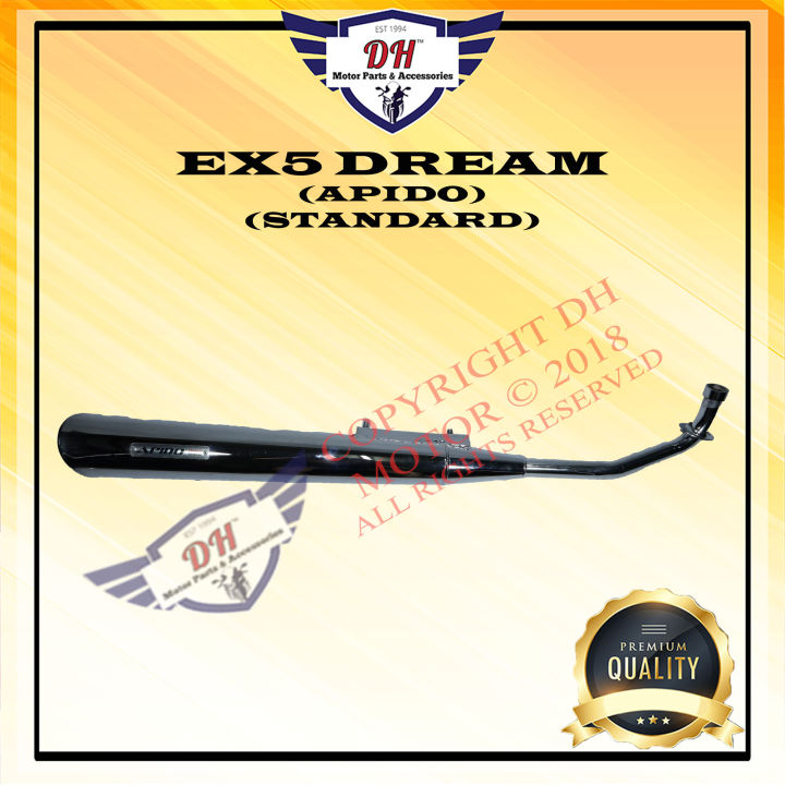 EX5 DREAM APIDO EXHAUST MUFFLER RACING SPORTY (STANDARD) PIPE HONDA ...