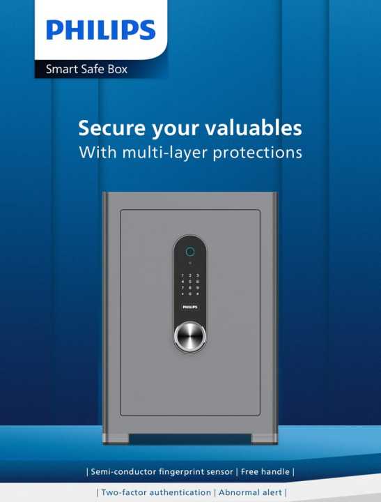 Philips Smart Safe Box 6000 Series SBX601 | Lazada