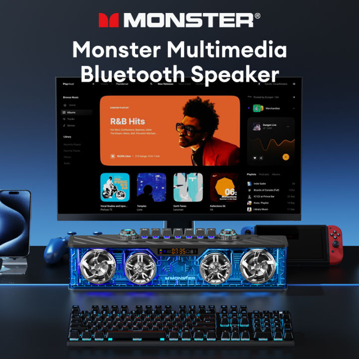 Monster G06 mechanical wind bluetooth speaker computer speaker ... Monster G06 mechanical wind bluetooth speaker computer speaker ...
