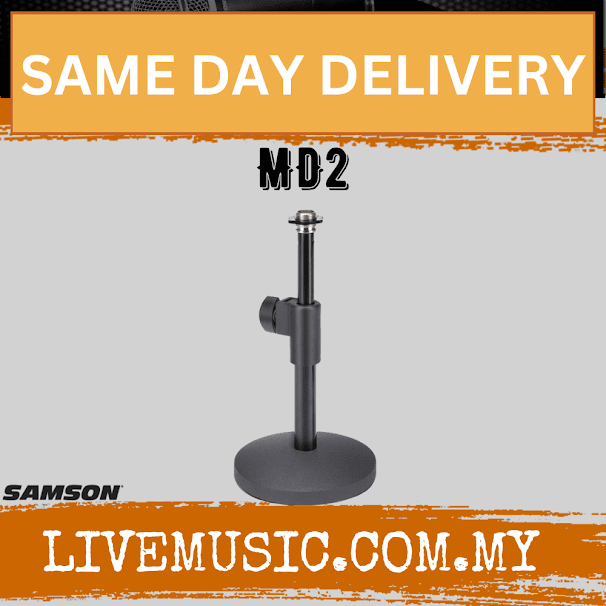 Samson MD2 Desktop Microphone Stand ( MD-2 / MD 2 ) | Lazada