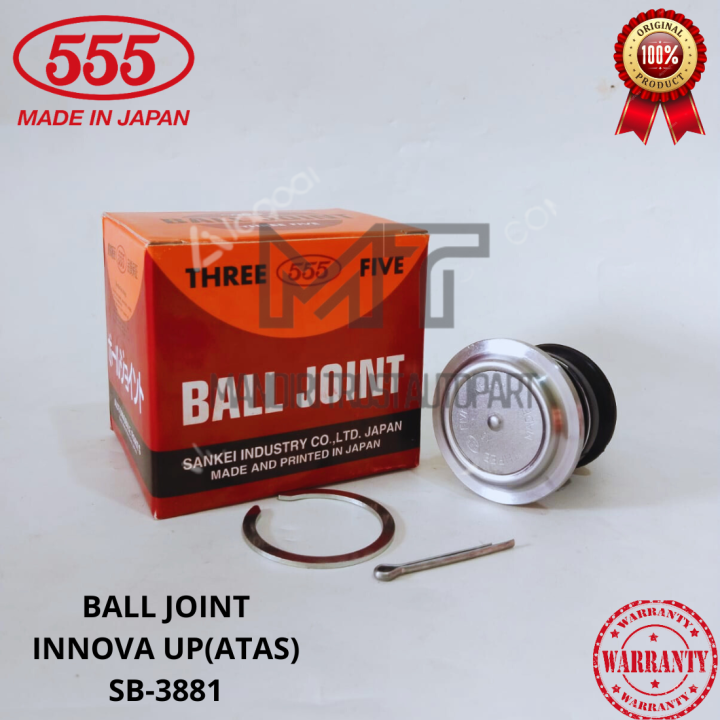 BALL JOINT BAL JOIN UPPER ARM UP ATAS INNOVA INOVA HILUX FORTUNER 555 ...