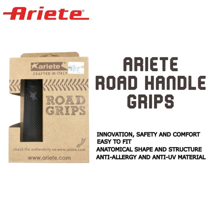 YAMAHA XSR | MOTORCYCLE ARIETE ROAD RUBBER HANDLE GRIPS BLACK | Lazada PH