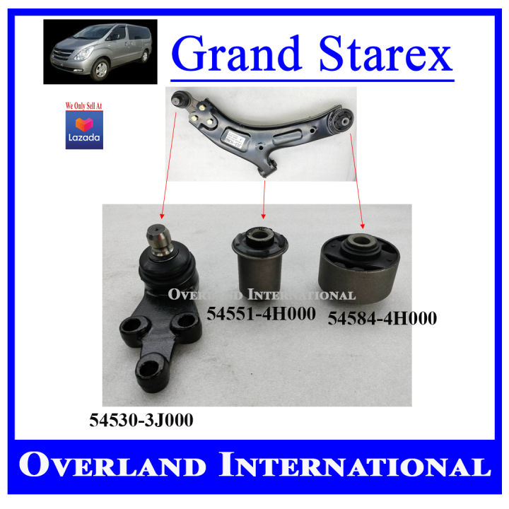 LOWER ARM SUSPENSION (Sold By Set) BALL JOINT 54530-3J000 + Bushing ...